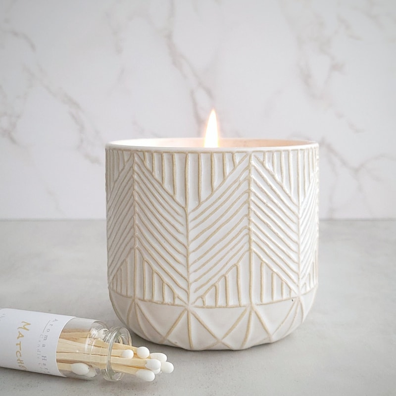 Ceramic Candle - Etsy