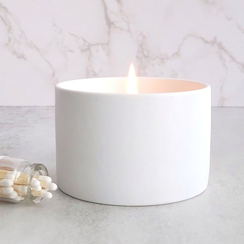 Ceramic Candle - Etsy
