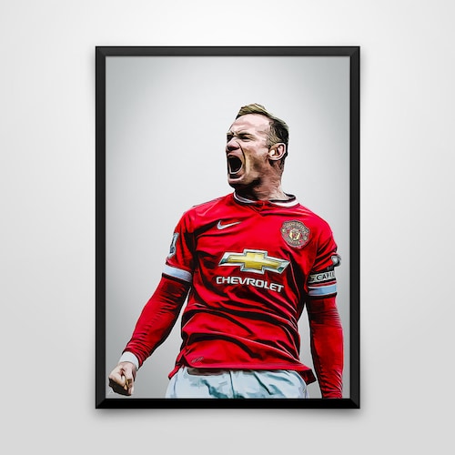 Wayne Rooney Art Print - Etsy