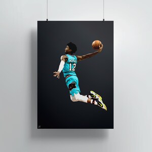 Ja Morant Dunk Poster Basketball Poster Sports Print - Etsy