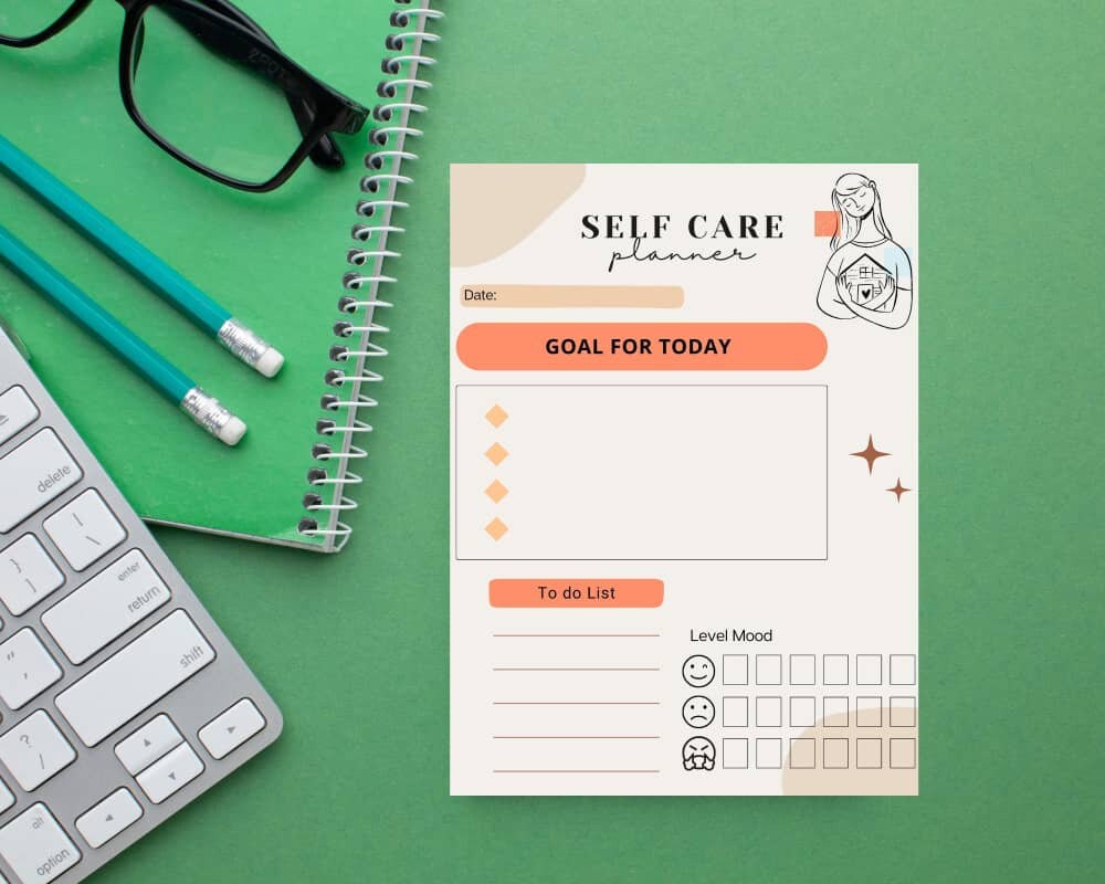 Self Care Checklist Printable, Printable Self Care Planner, Printable ...
