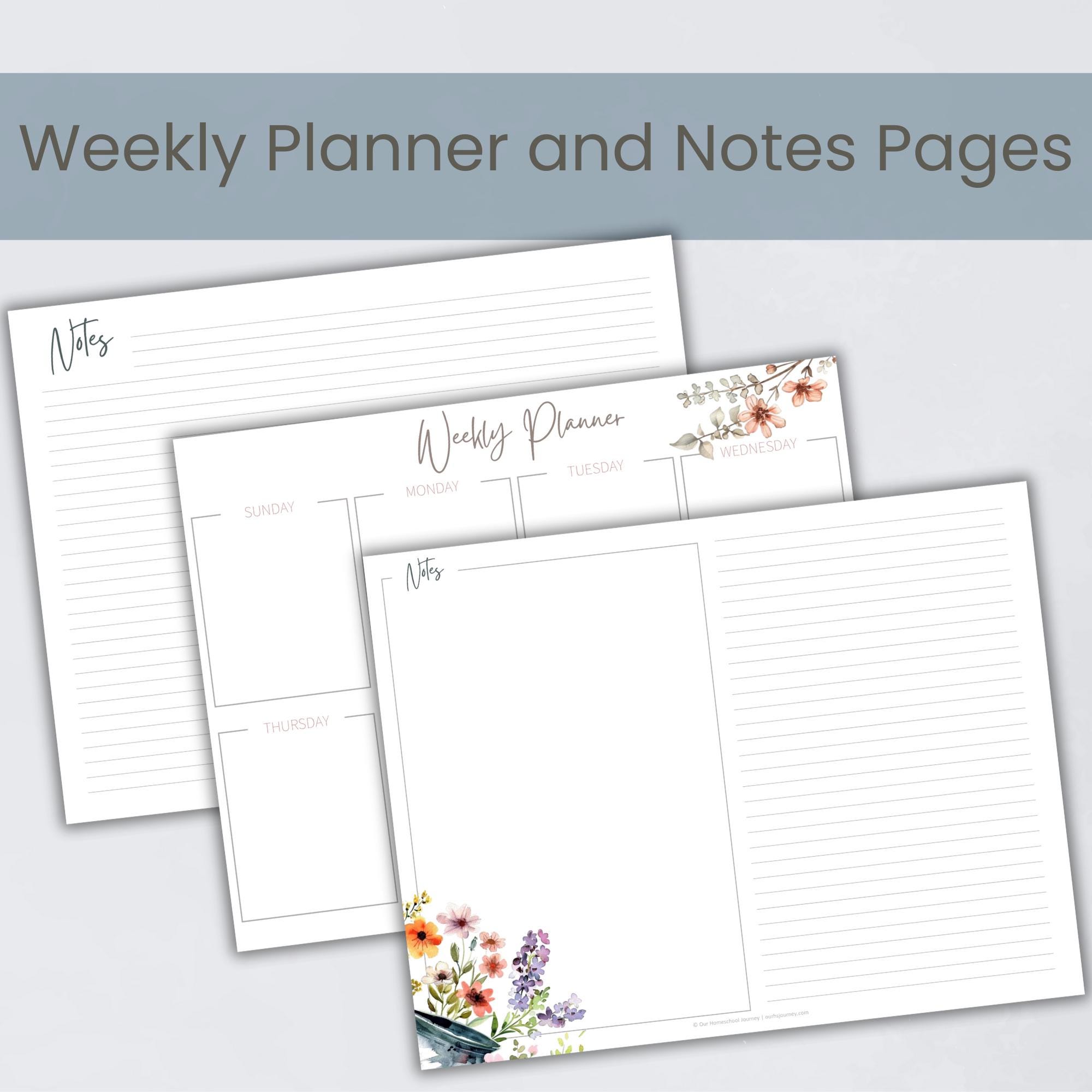 2025 Monthly Calendar | Pots and Flowers | LS | Sun & Mon Starts | 1 ...