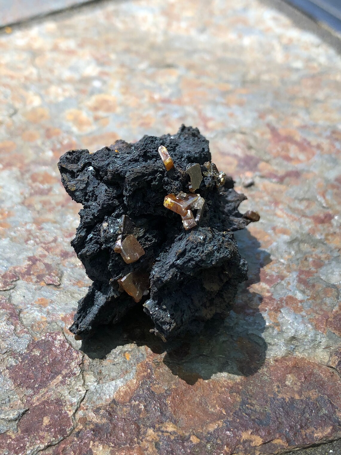 Wulfenite Crystals on Matrix From Mexico | Etsy