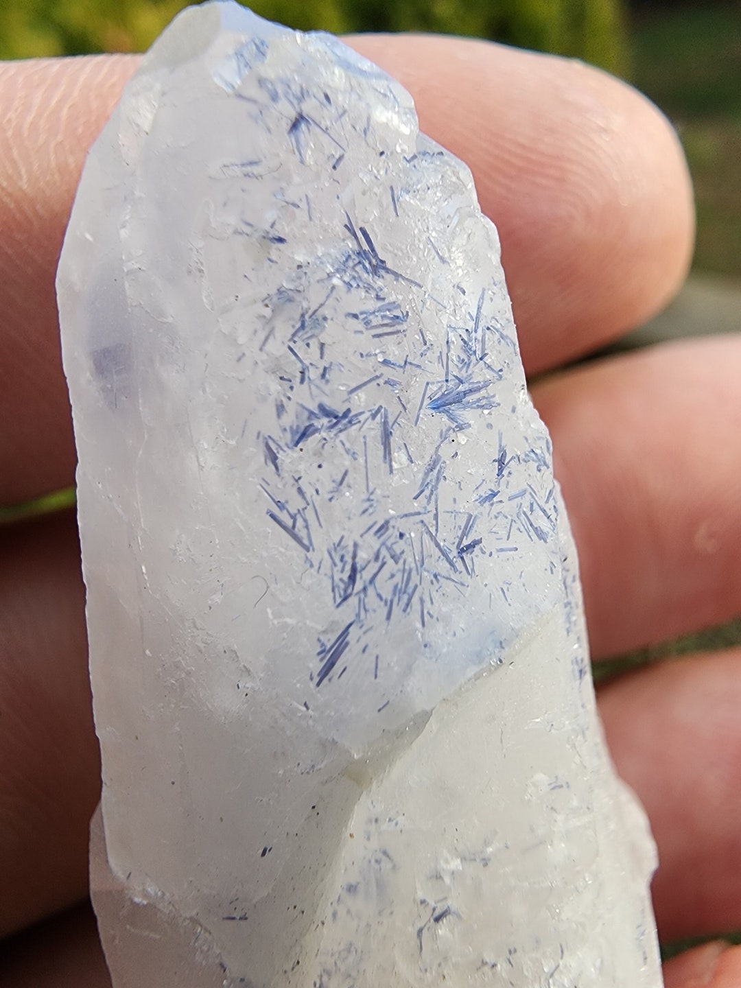 Quartz With Dumortierite Inclusions From Bahia, Brazil - Etsy