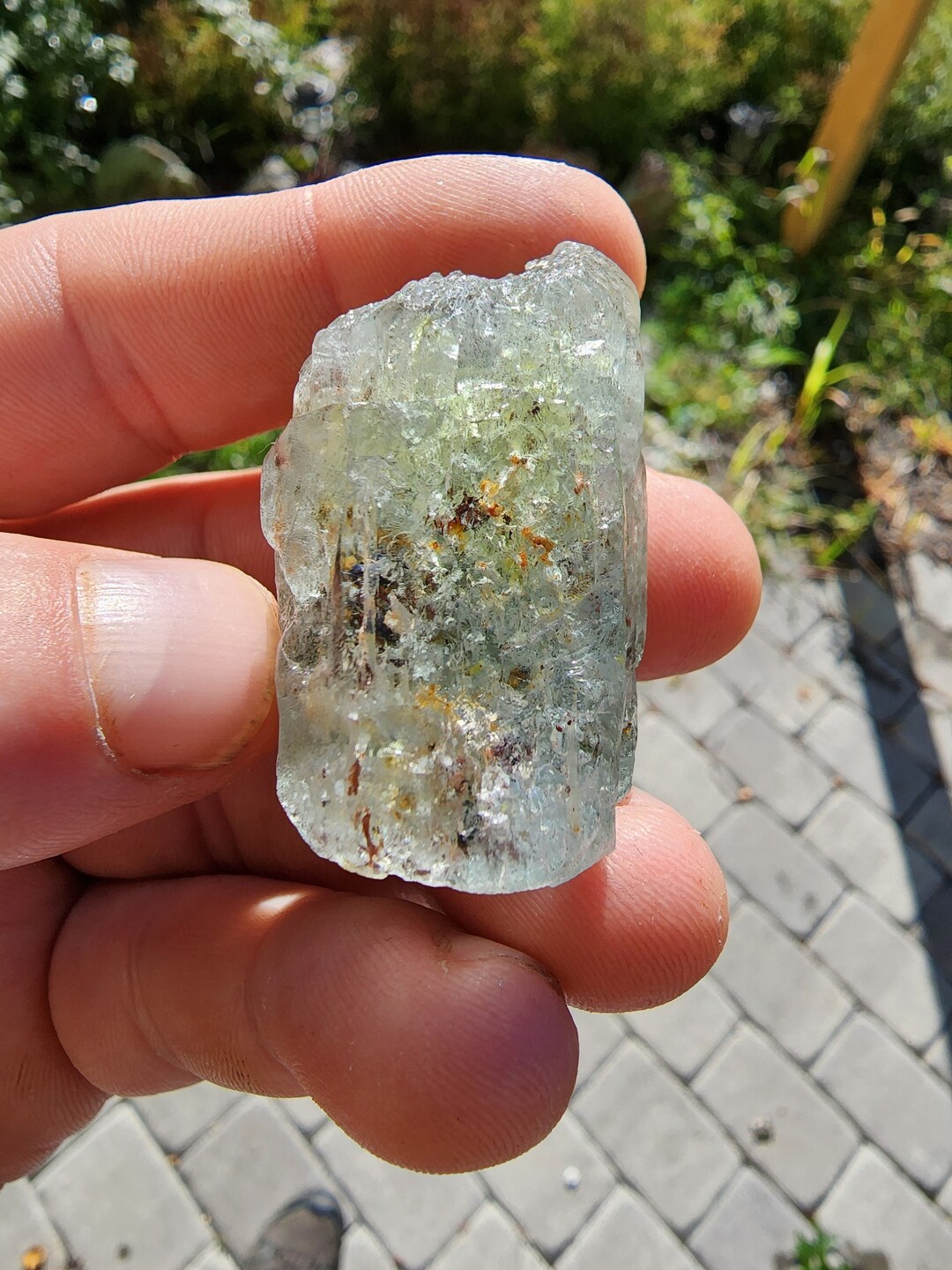 Aquamarine Beryl Crystal From Brazil - Etsy