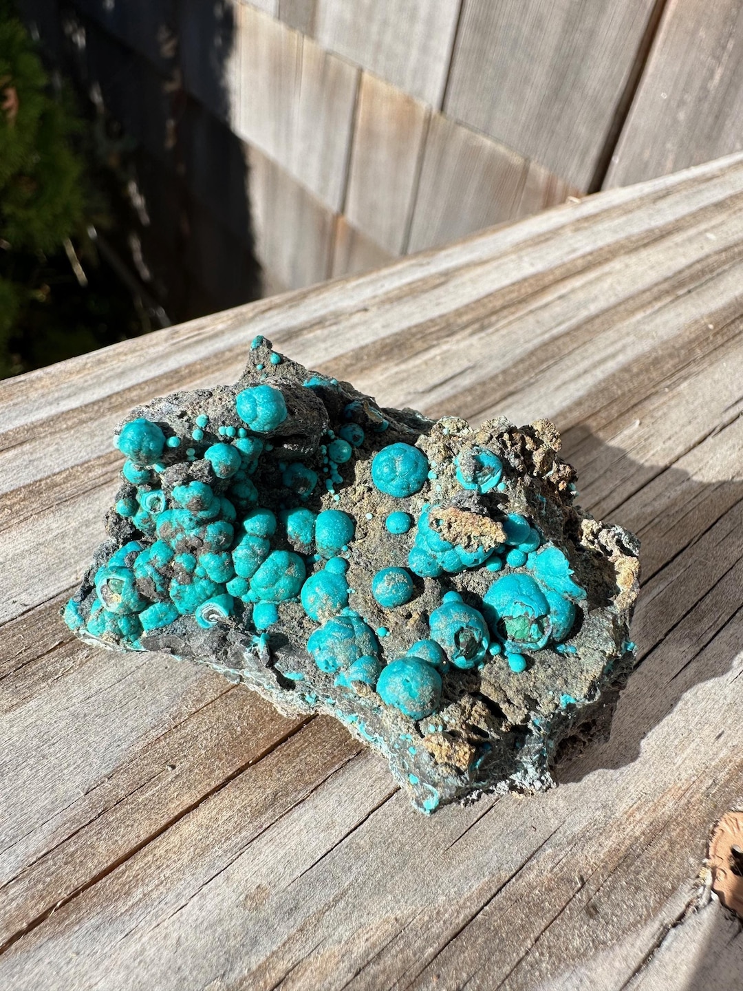 Chrysocolla on Matrix From Planet Mine Arizona USA - Etsy