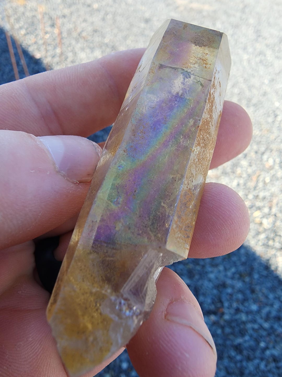 Natural Iridescent Quartz Point From Skardu, Pakistan - Etsy
