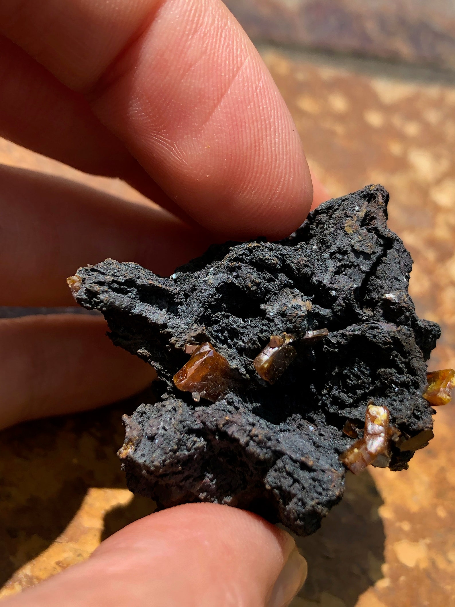 Wulfenite Crystals on Matrix From Mexico - Etsy
