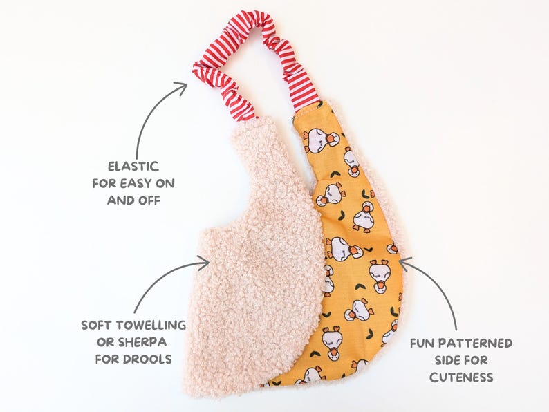DIY Dog Drool Bib Sewing Pattern | Adjustable Pet Bib (PDF) - Etsy