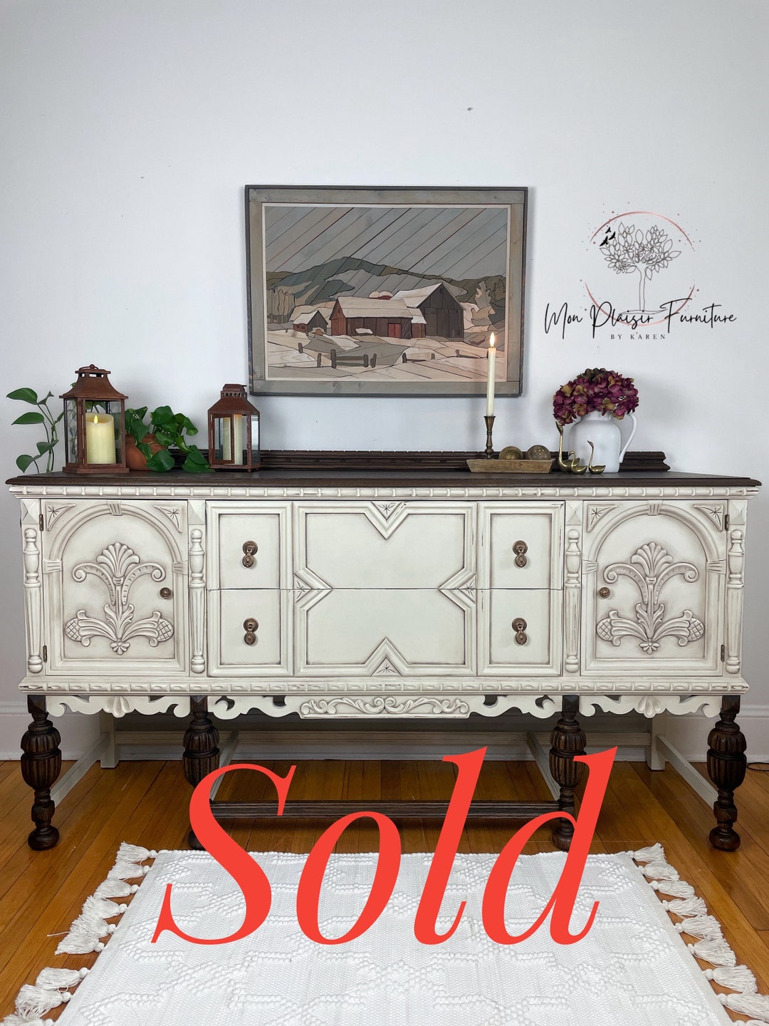 Jacobean Buffet - Etsy