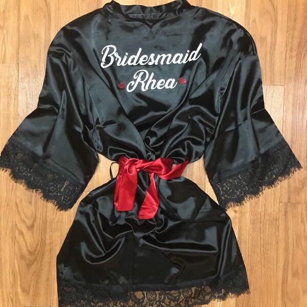 Satin Robe - Etsy UK