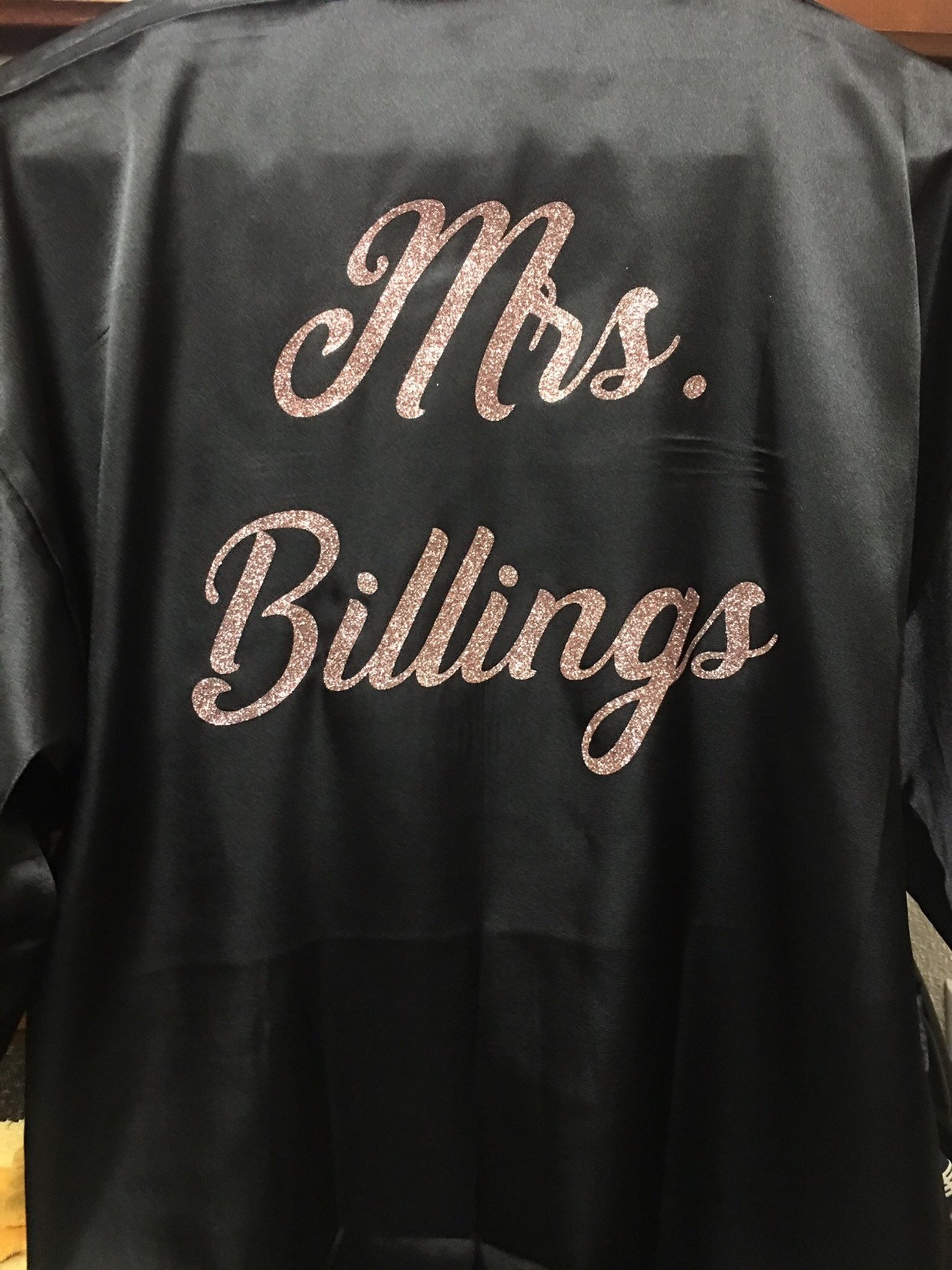 Black Bridesmaid Robes Black Silky Robes Black Lace Robes | Etsy