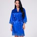 Royal Blue Bridesmaid Robes Royal Blue Satin Robes Royal - Etsy