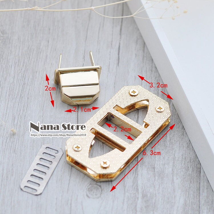 1pc Gold Metal Purse Lock Turn Lock Twist Lock Handbag Purse | Etsy