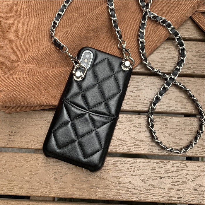 Chanel Iphone Case With Chain