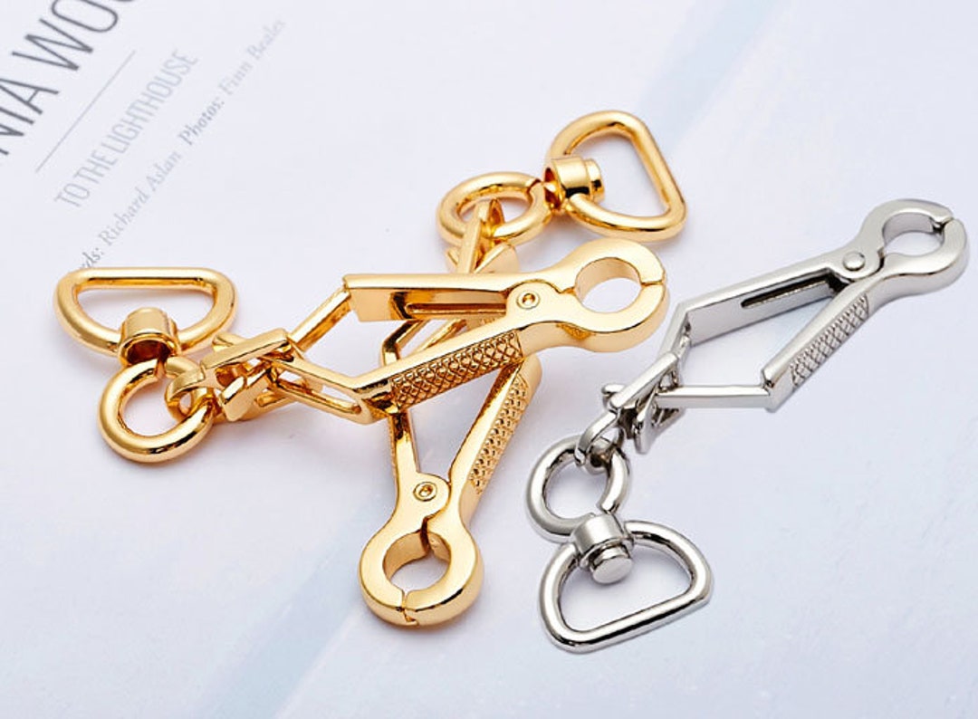 SET OF 2 ,2 Color Handbag Purse Bag Spring Hooks,metal Shoulder Strap ...