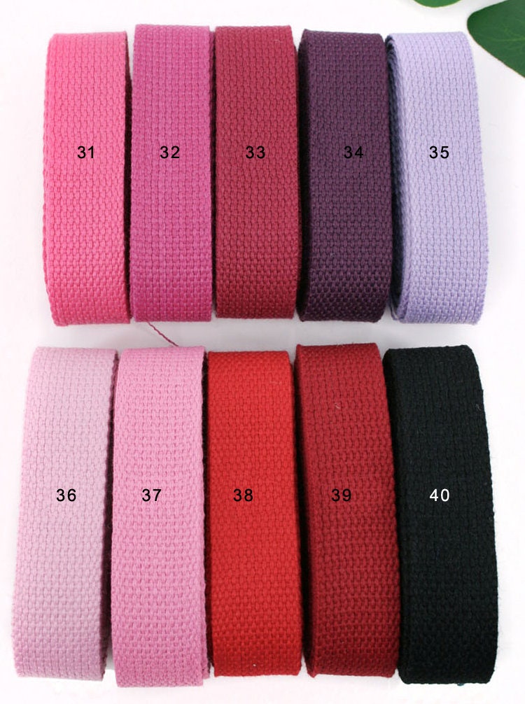 40 Color 1.2 Inch Cotton Webbing Heavy Duty Bag Handles Bag - Etsy