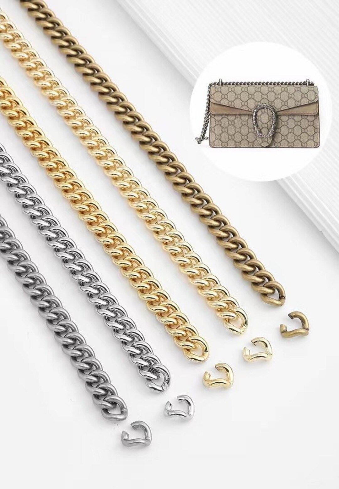 6 Color,13mm High Quality Purse Chain Strap,metal Shoulder Handbag ...