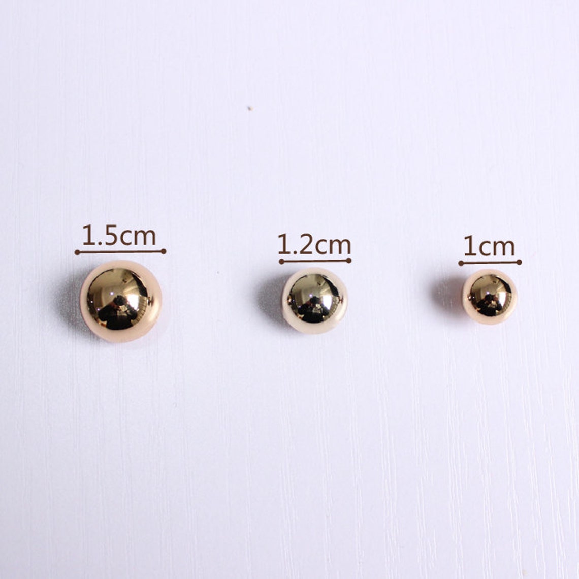 PACK of 5 Metal Spikes Round Head Rivets Studs Leather Studs | Etsy