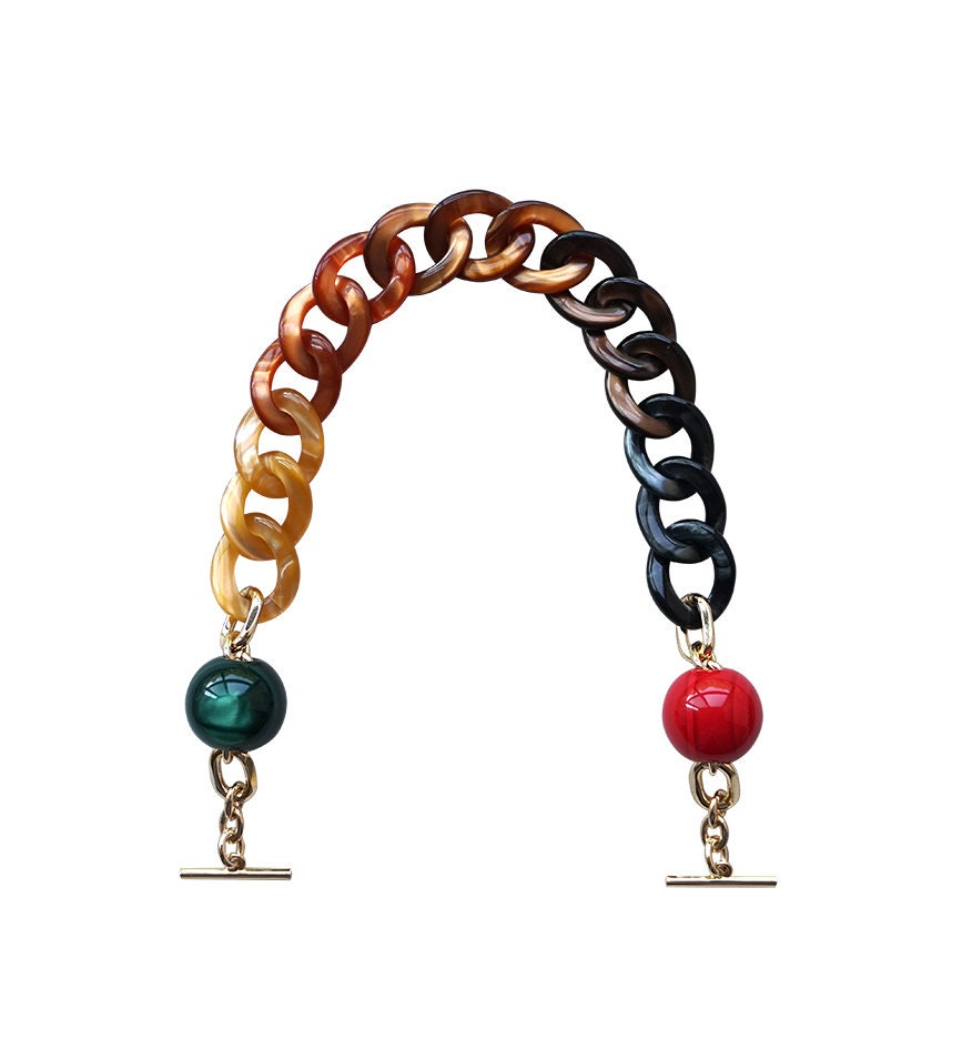 Acrylic High Quality Purse Chain Metal Shoulder Handbag | Etsy