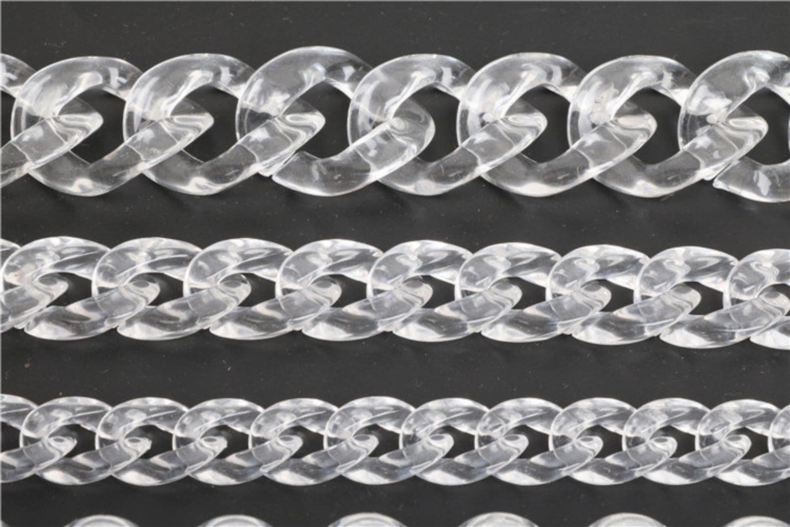 Transparent Acrylic High Quality Purse Chain Metal Shoulder - Etsy