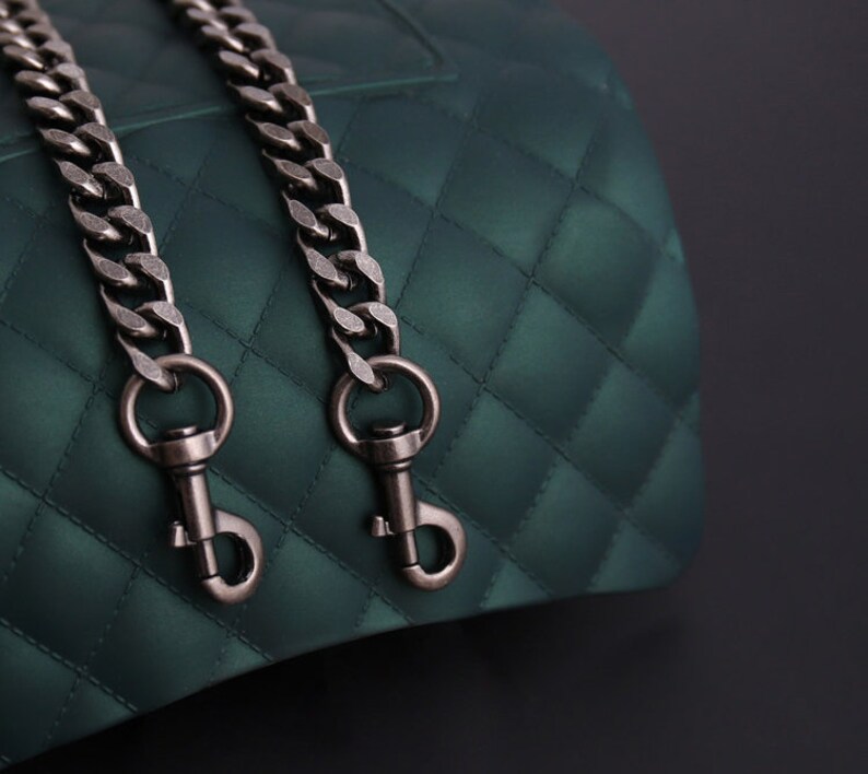 13mm Dark Silver High Quality Aluminum Purse Chain Strapmetal - Etsy