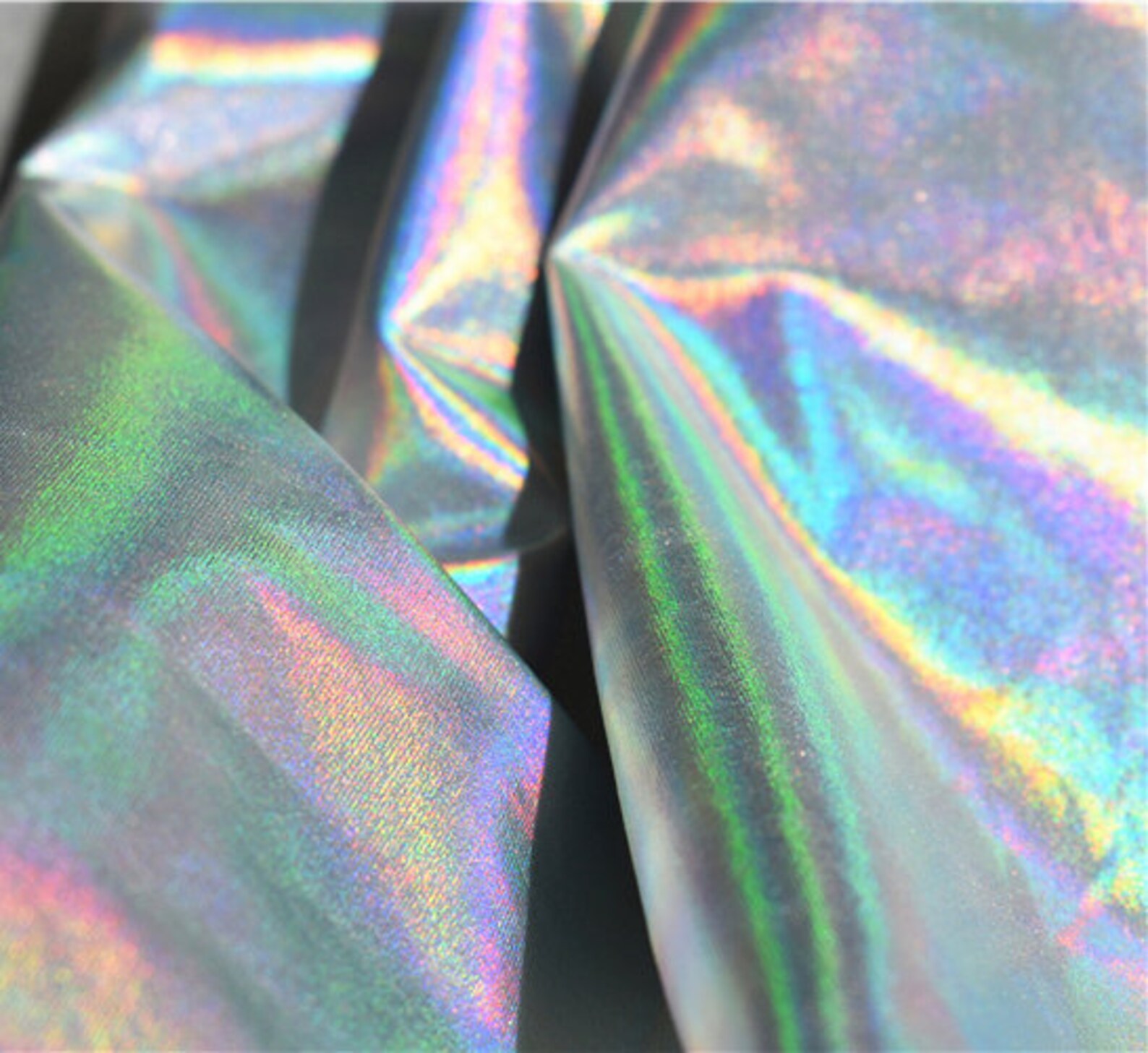 1/2 Yard Sheet Holographic Fabric Faux PU Leather Fabric | Etsy