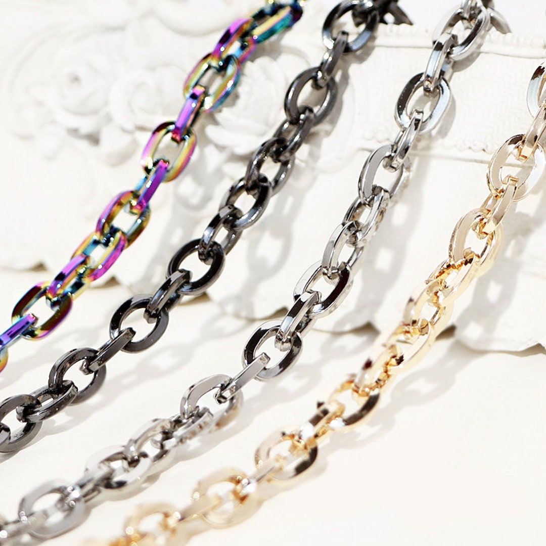 3 Color,6mm High Quality Purse Chain, Alloy and Iron,metal Shoulder Handbag Chain, Purse ...