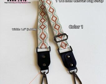 5color, 1 1/2 Inch Canvas Bag Strap,high Quality Canvas Strap,canvas ...