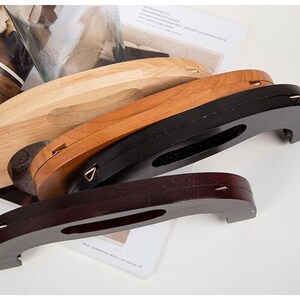 4color 25cm Wooden Handles for Bag Handcraft Material for - Etsy