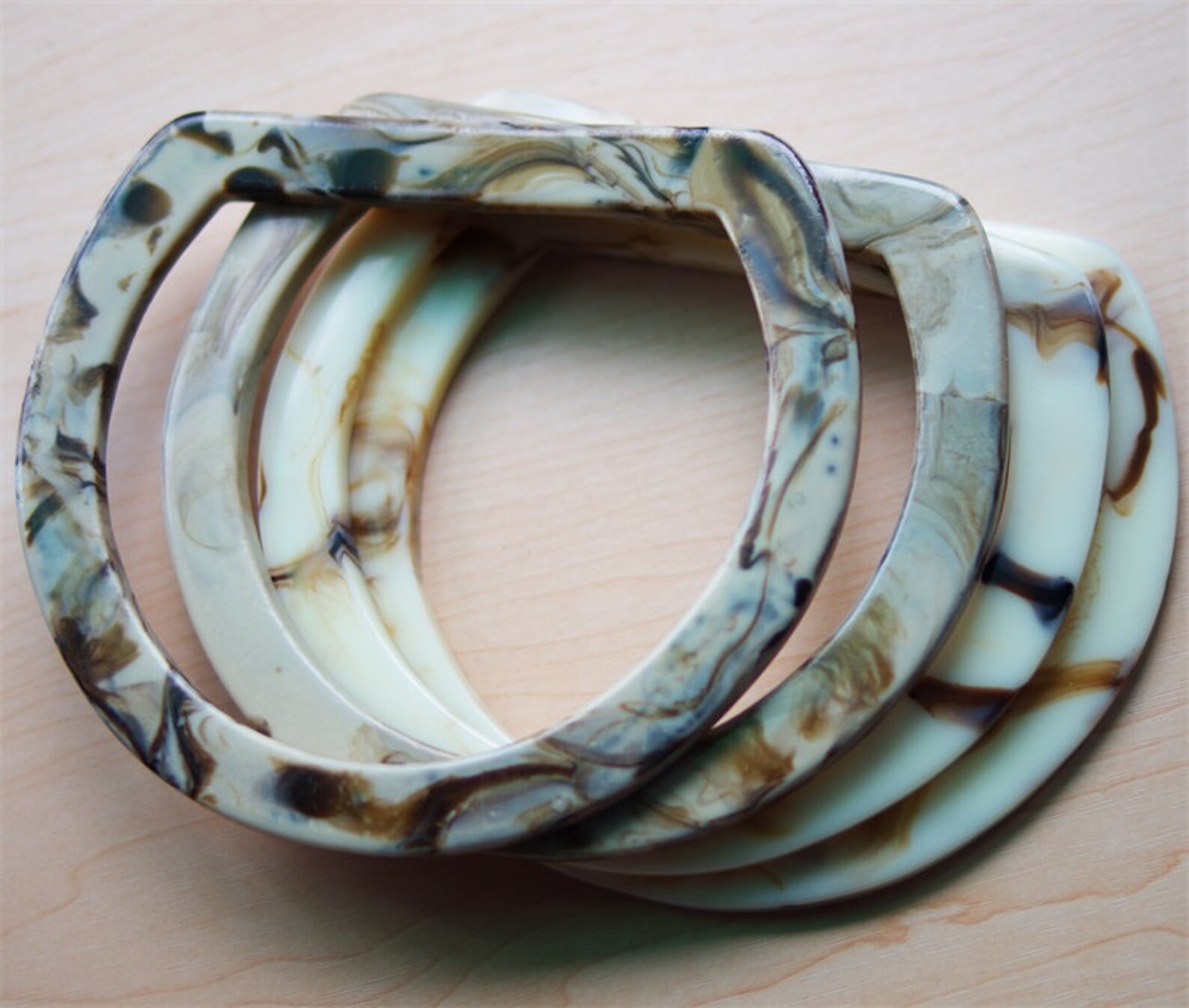 A Pair of 5.7 5 Inch Resin Handles for Bag Handcraft - Etsy