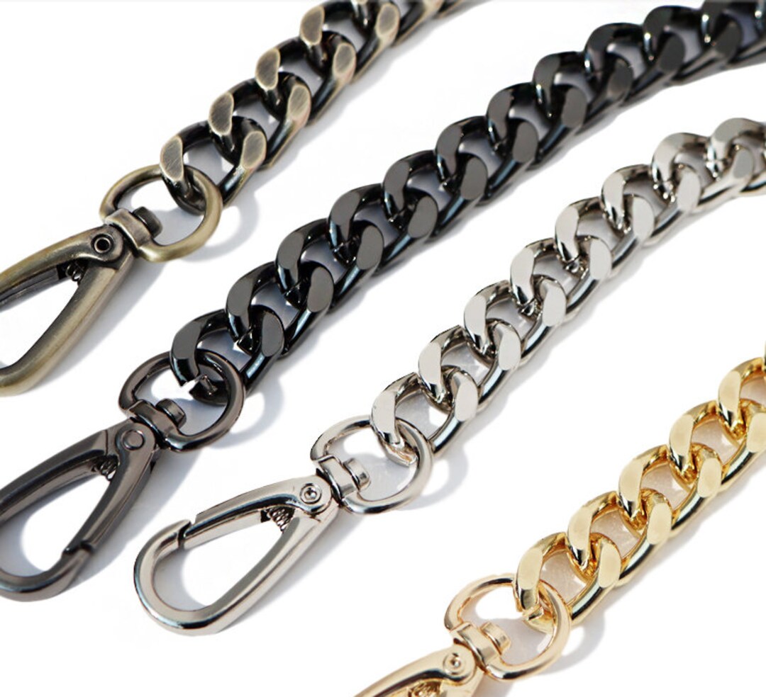 11mm, 4 Color High Quality Purse Chain, Metal Shoulder Handbag Strap ...