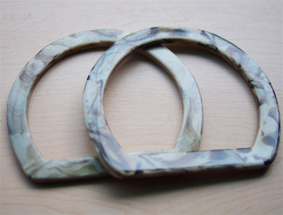 A Pair of 5.7 5 Inch Resin Handles for Bag Handcraft - Etsy