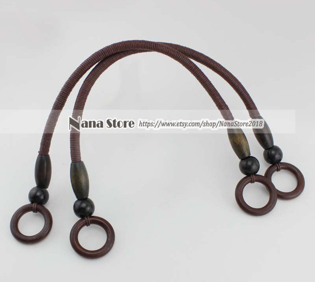 A Pair of 43cm Wooden Handles for Bag Handcraft Material for - Etsy