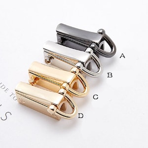 SET OF 2 , 4 Color Handbag Purse Bag Spring Hooks,metal Shoulder Strap ...