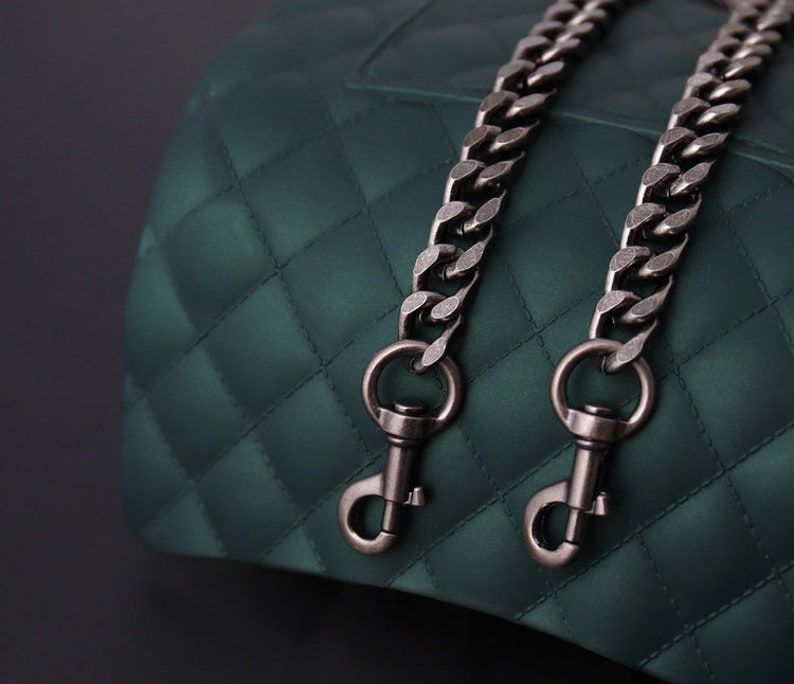 13mm Dark Silver High Quality Aluminum Purse Chain Strapmetal - Etsy
