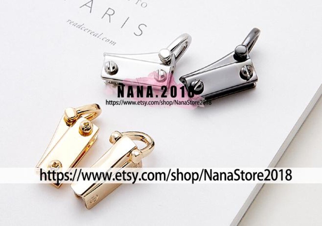 SET OF 2 , 4 Color Handbag Purse Bag Spring Hooks,metal Shoulder Strap ...