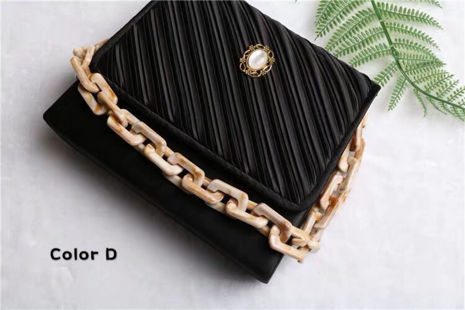 Acrylic High Quality Purse Chain Metal Shoulder Handbag - Etsy
