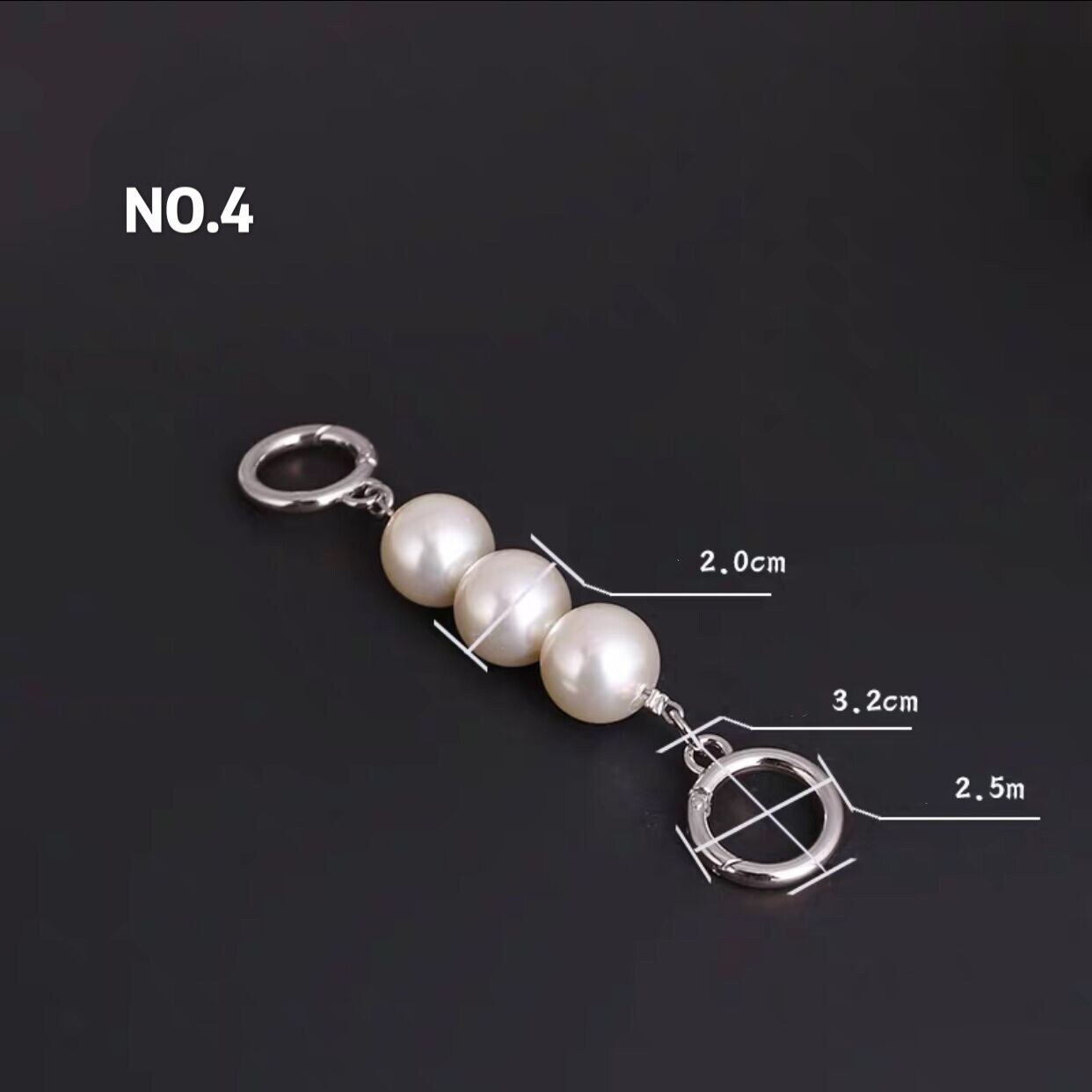 Pearl High Quality Purse Extension Chainalloy and Pearl | Etsy