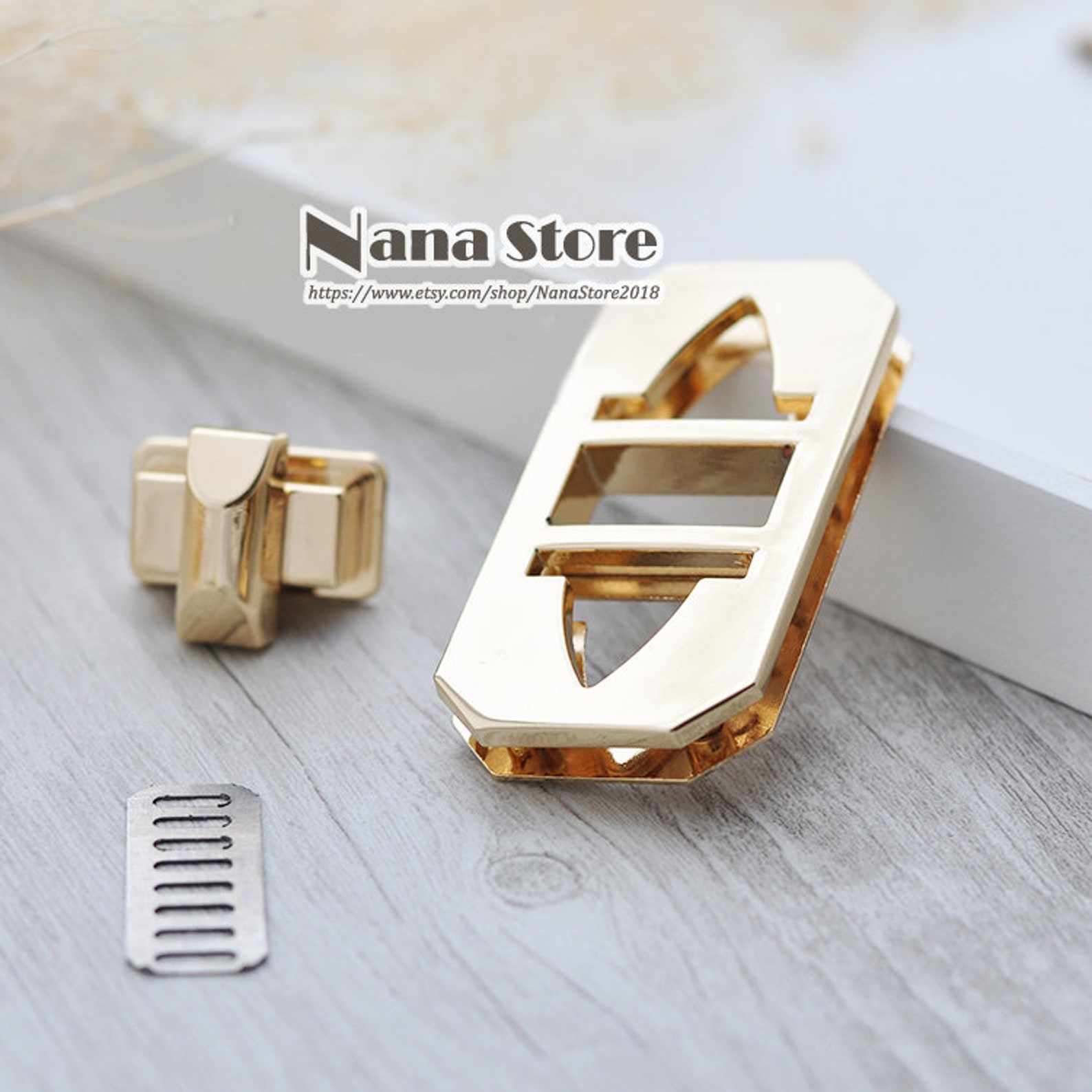 1pc Gold Metal Purse Lock Turn Lock Twist Lock Handbag Purse - Etsy