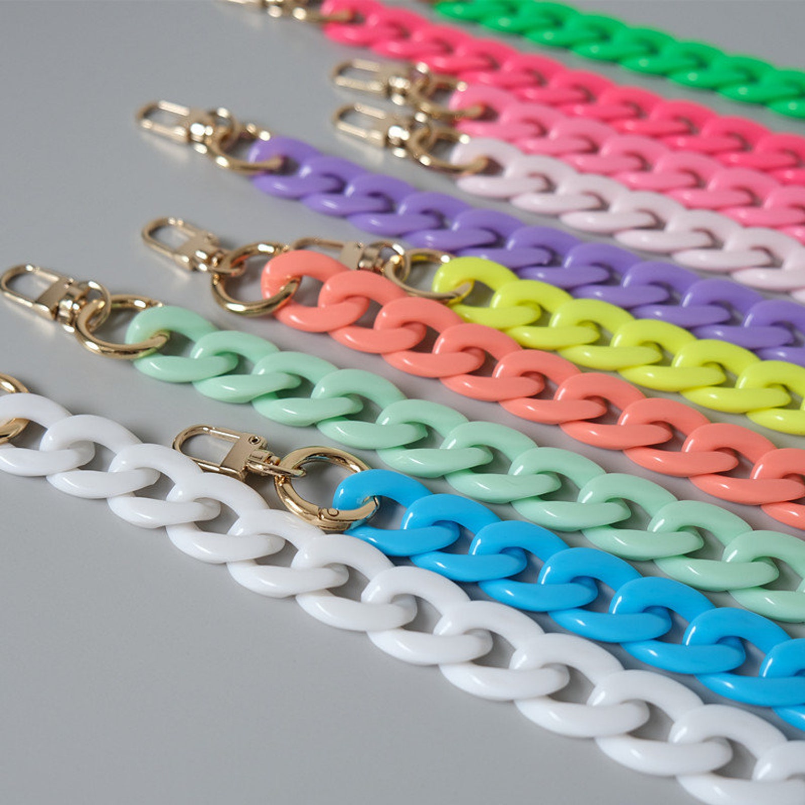Acrylic High Quality Purse Chain Metal Shoulder Handbag - Etsy