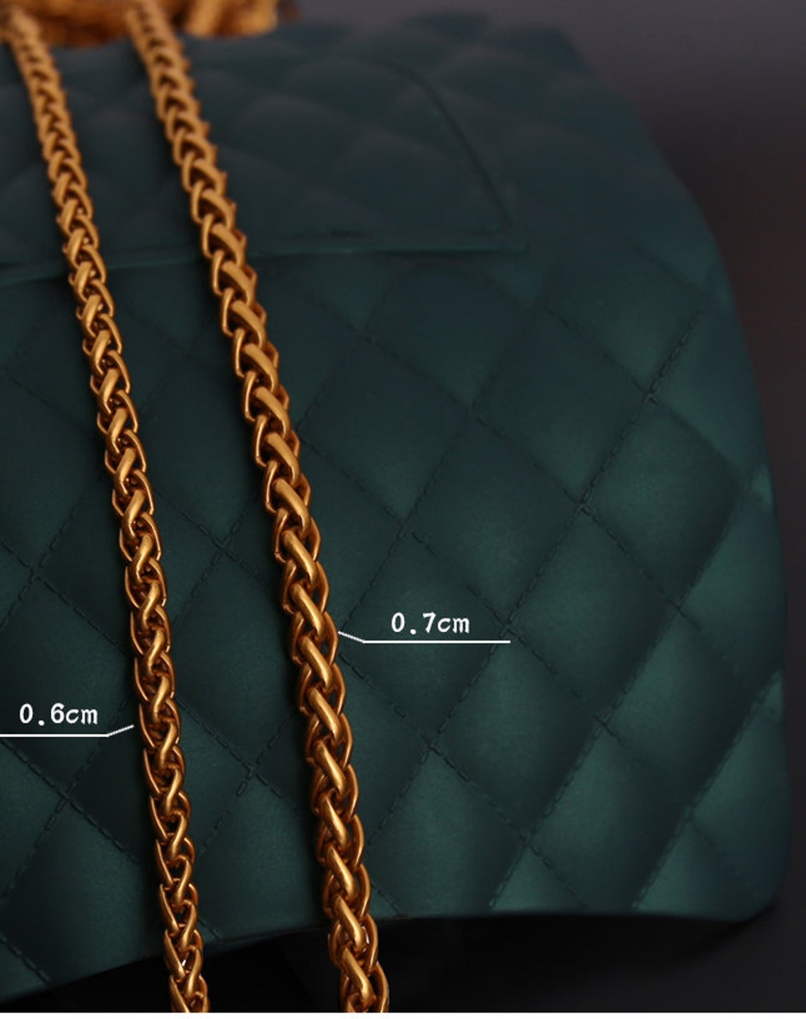 Old Gold High Quality Purse Chain Strapalloy and Ironmetal - Etsy