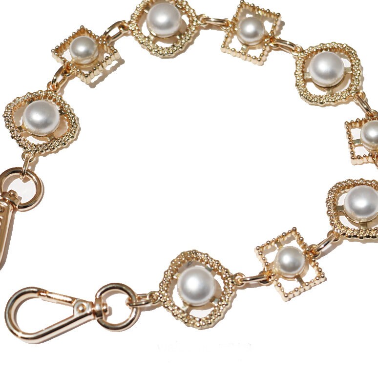 25MM Pearl High Quality Purse ChainAlloy and Pearl Metal | Etsy