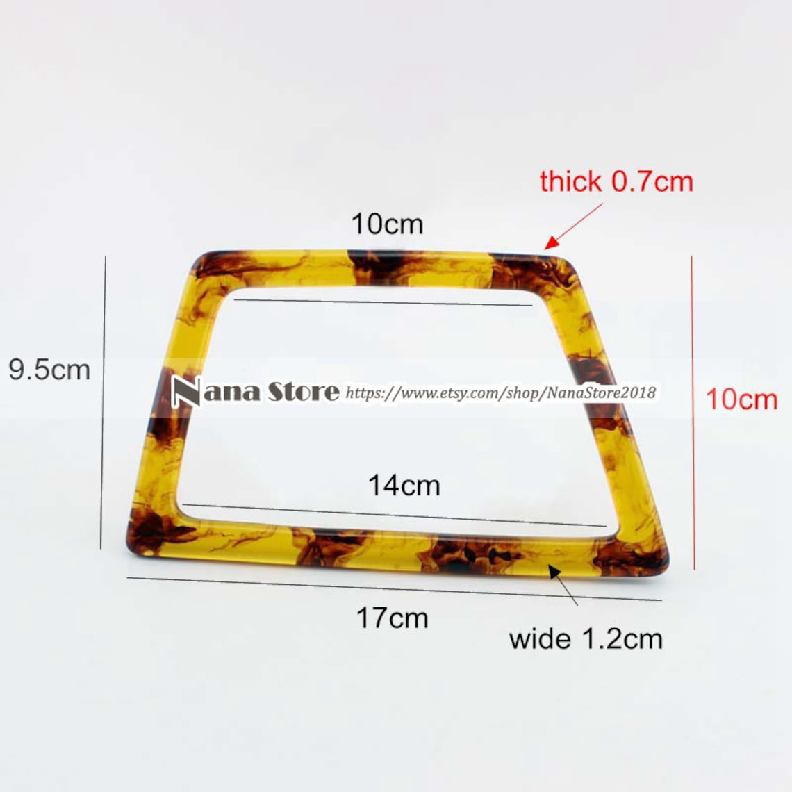 A Pair of 17 10cm Resin Handles for Bag Handcraft Material - Etsy