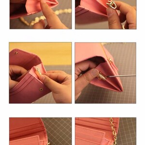 SET OF 2 , 4 Color Handbag Purse Bag Spring Hooks,metal Shoulder Strap ...