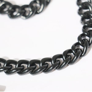 9mm Matte Black High Quality Purse Chain Strap,alloy and Iron,metal ...