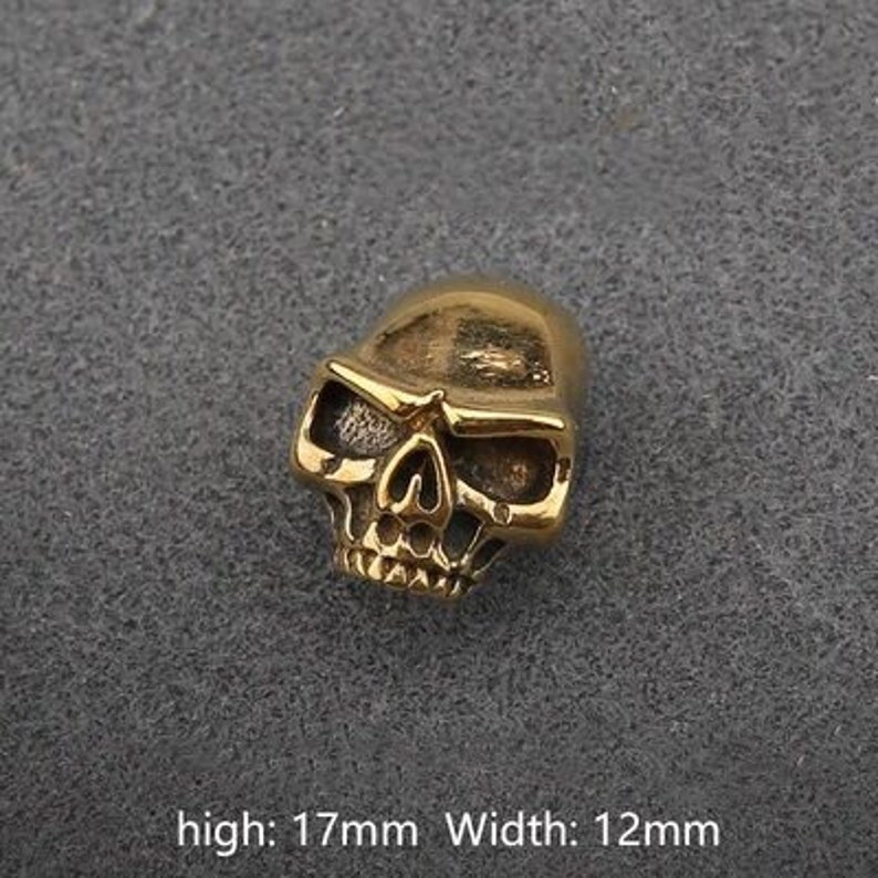 PACK of 2 Copper Skull Rivets Studs Leather Craft Decorative | Etsy