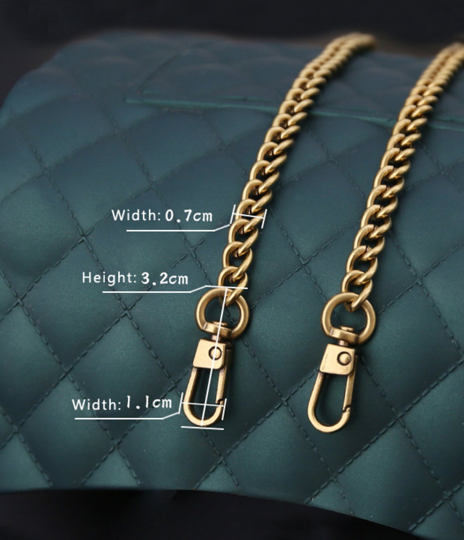 5 Color,7mm High Quality Purse Chain Strap,alloy and Iron, Metal ...