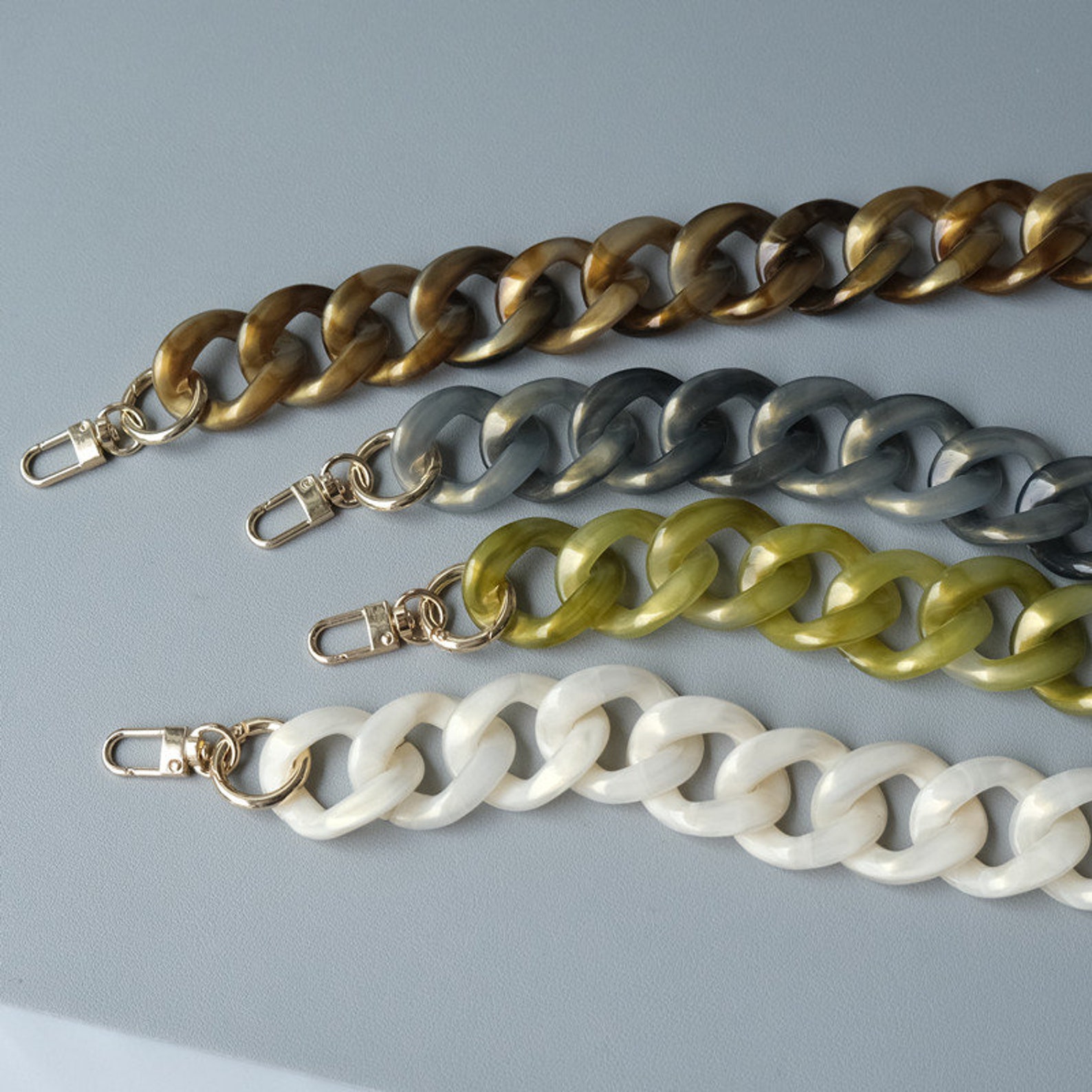 Acrylic High Quality Purse Chain Metal Shoulder Handbag - Etsy