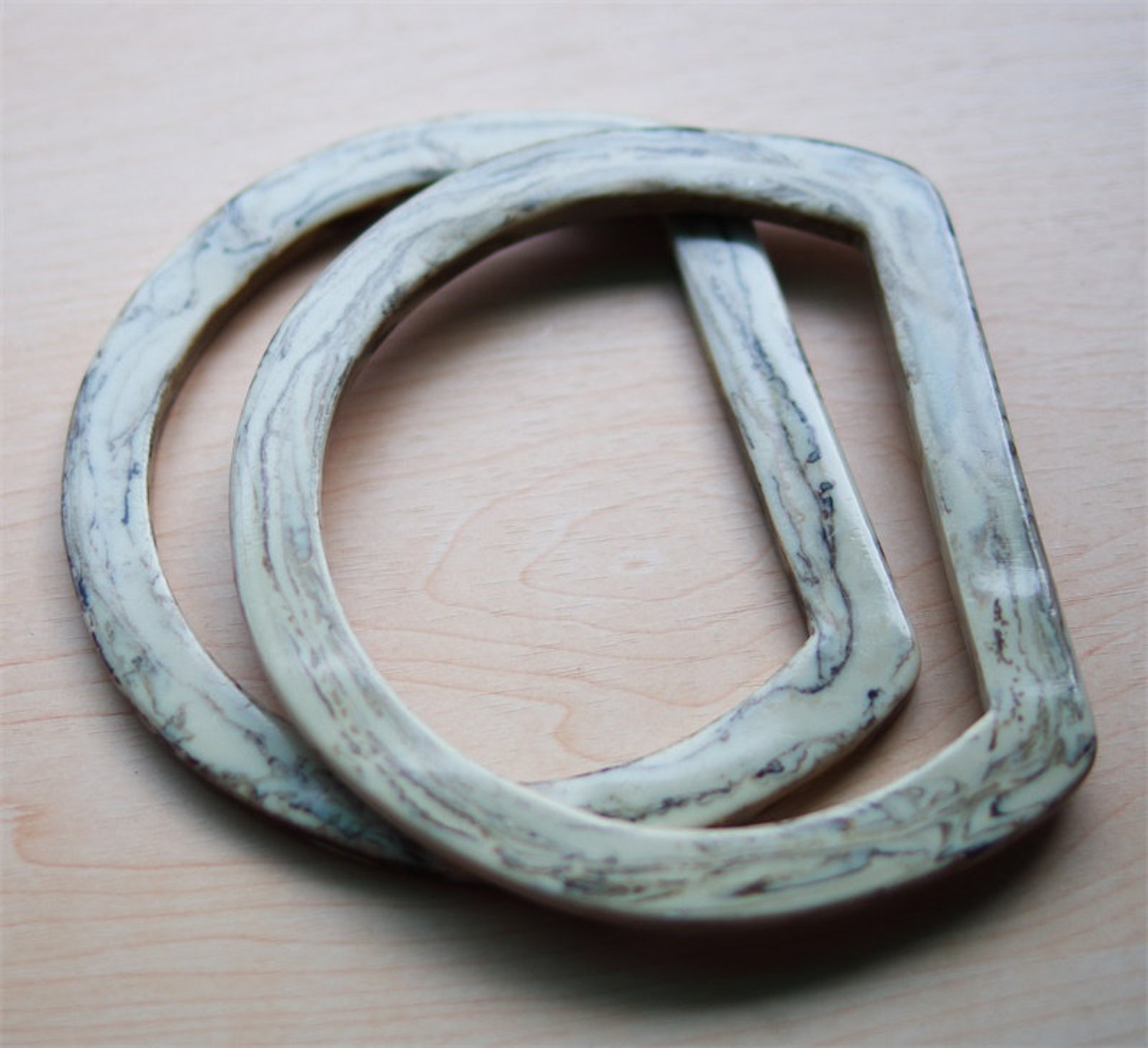 A Pair of 5.7 5 Inch Resin Handles for Bag Handcraft - Etsy